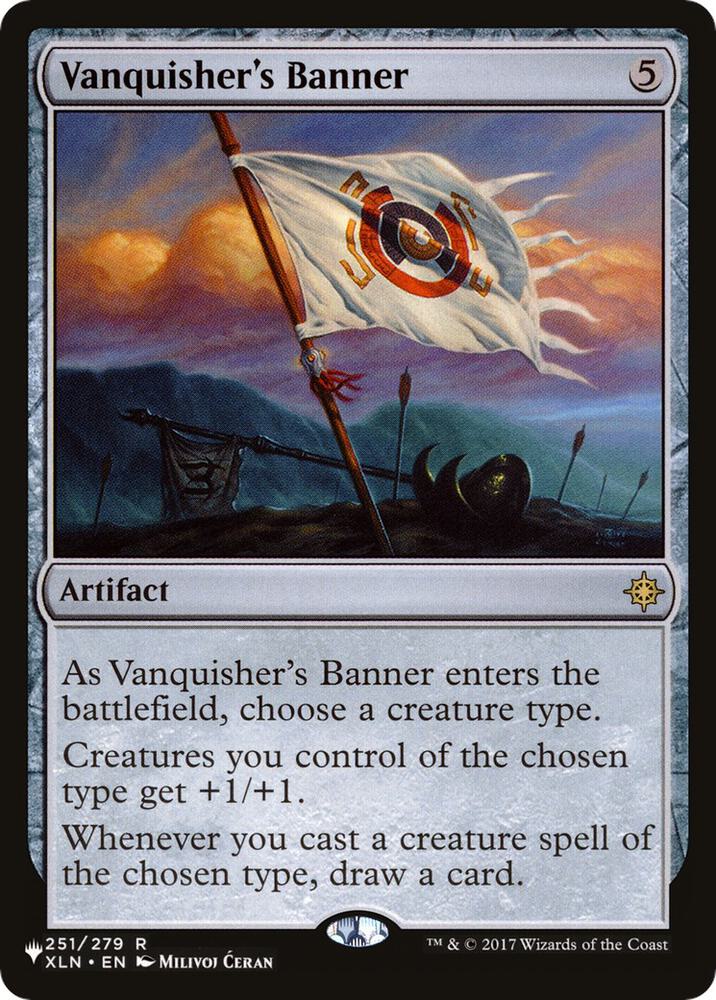 Vanquisher's Banner - The List Reprints - Magic: The Gathering ...