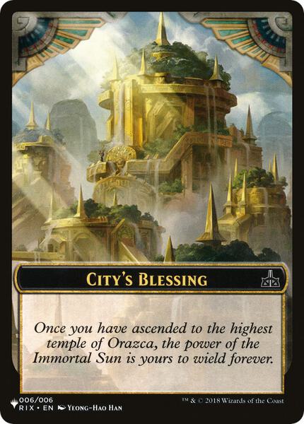 City's Blessing // The Monarch Double-sided Token - The List Reprints ...