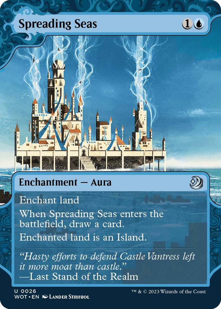 Spreading Seas - Wilds of Eldraine: Enchanting Tales - Magic: The Gathering - TCGplayer.com