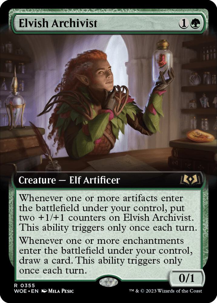 Elvish Archivist (Extended Art) - Wilds of Eldraine - Magic: The Gathering - TCGplayer.com