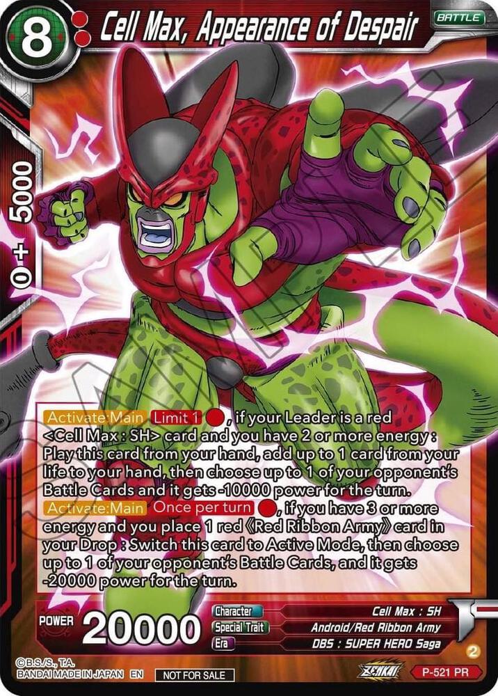 Cell Max // Cell Max, Devouring the Earth - Promotion Cards - Dragon ...