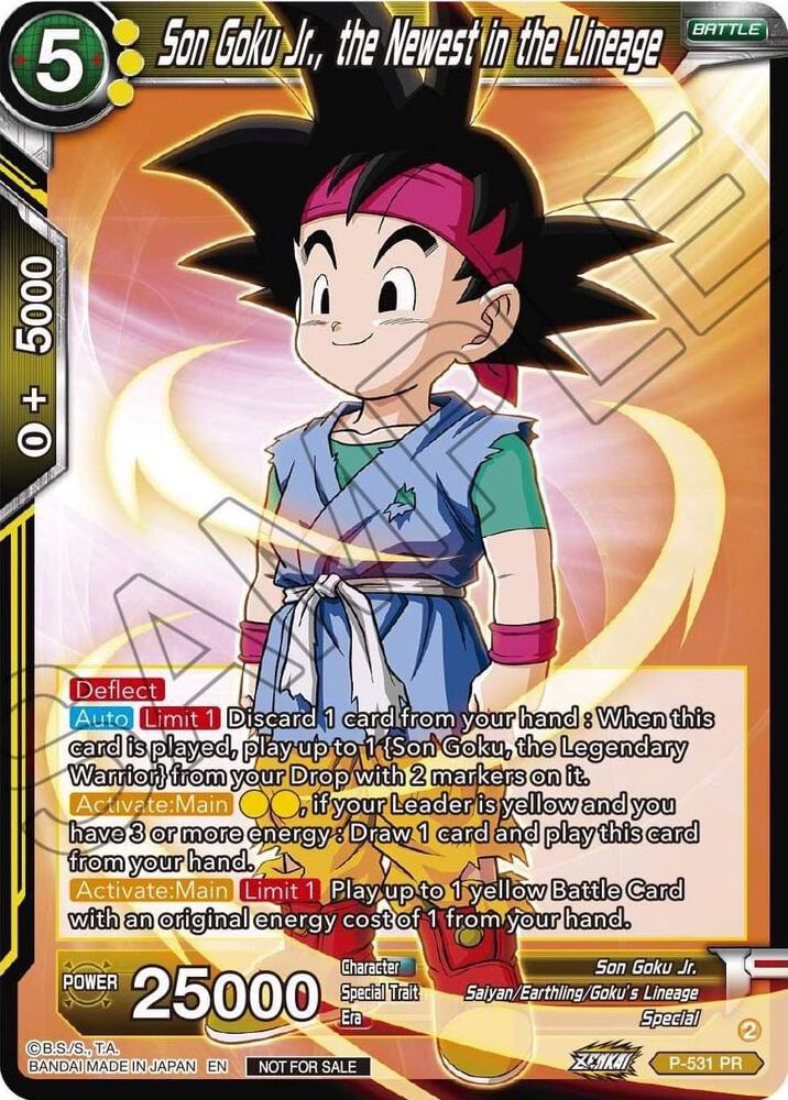 Son Goku Jr., the Newest in the Lineage (Zenkai Series Tournament Pack ...