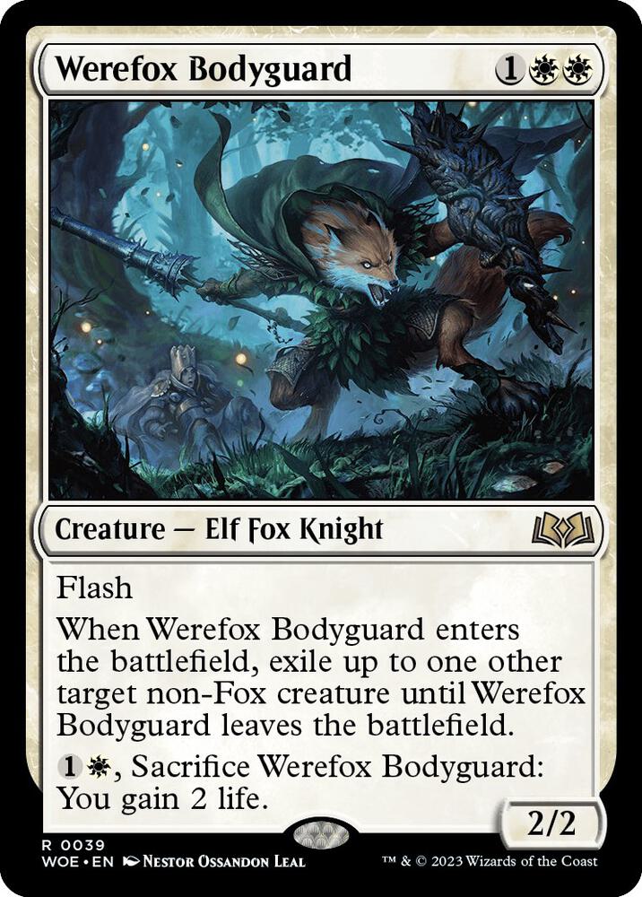 Werefox Bodyguard - Wilds of Eldraine - Magic: The Gathering ...