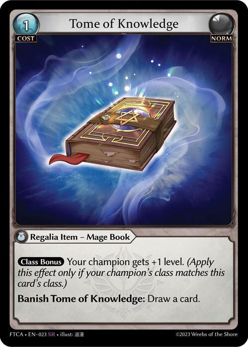 Tome of Knowledge - Fractured Crown - Grand Archive TCG - TCGplayer.com