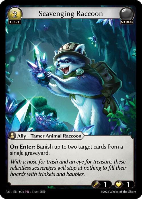 Scavenging Raccoon - Promotional Cards - Grand Archive TCG - TCGplayer.com