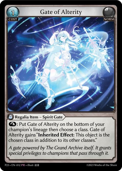 Gate of Alterity - Promotional Cards - Grand Archive TCG - TCGplayer.com
