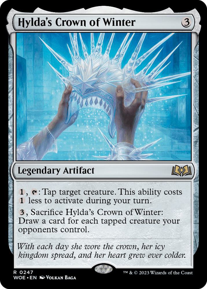 Hylda of the Icy Crown (Extended Art) - Wilds of Eldraine - Magic: The Gathering