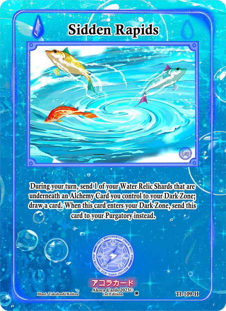 Sidden Rapids (Holo) - Trials of Ikithia [1st Edition] - Akora TCG ...