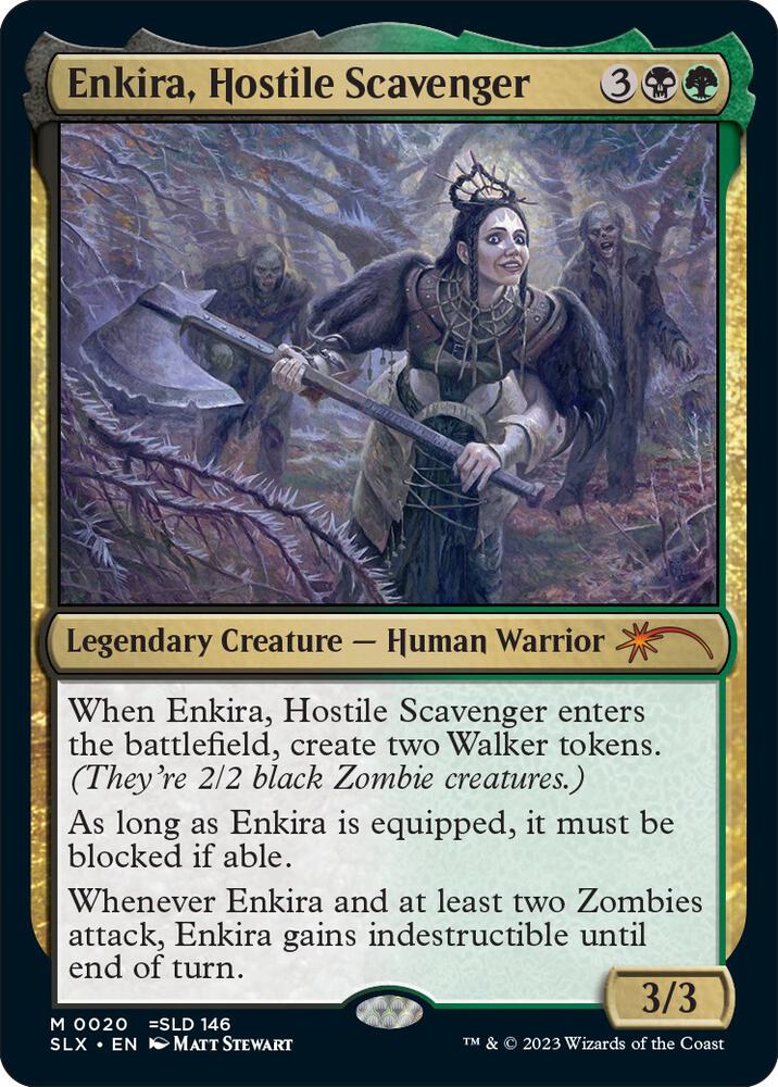 Enkira, Hostile Scavenger - SLX Cards - Magic: The Gathering ...
