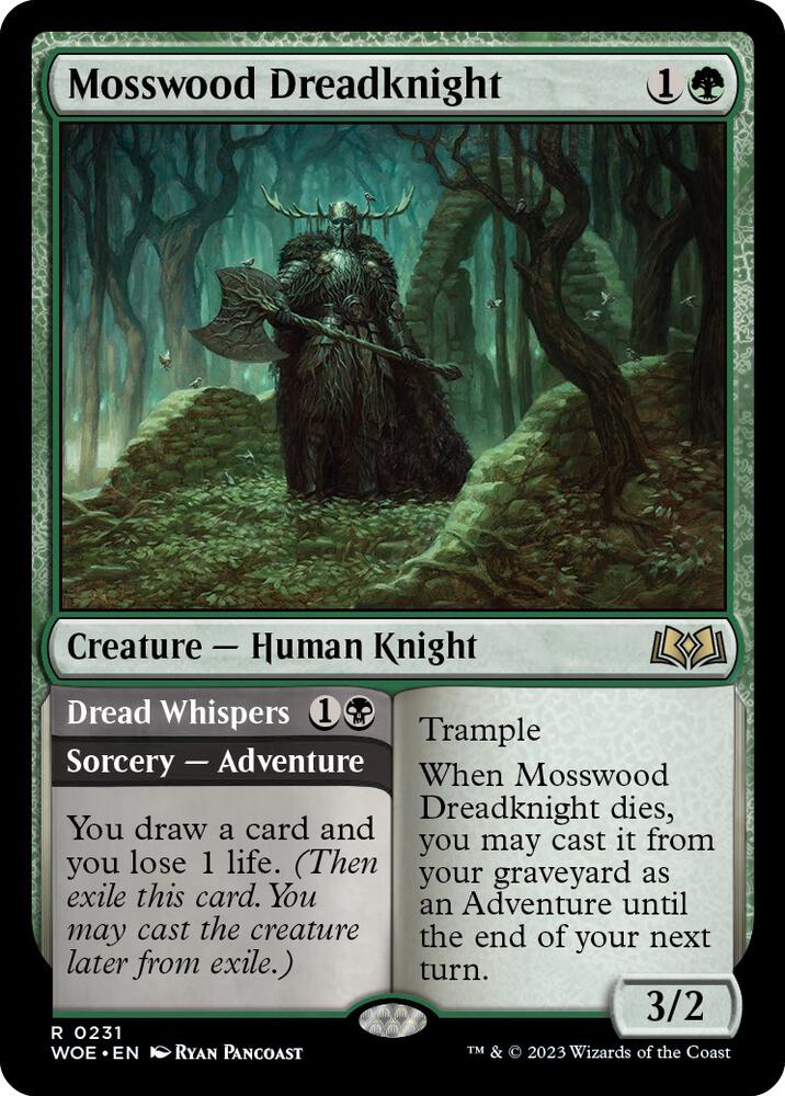 Mosswood Dreadknight - Wilds of Eldraine - Magic: The Gathering ...