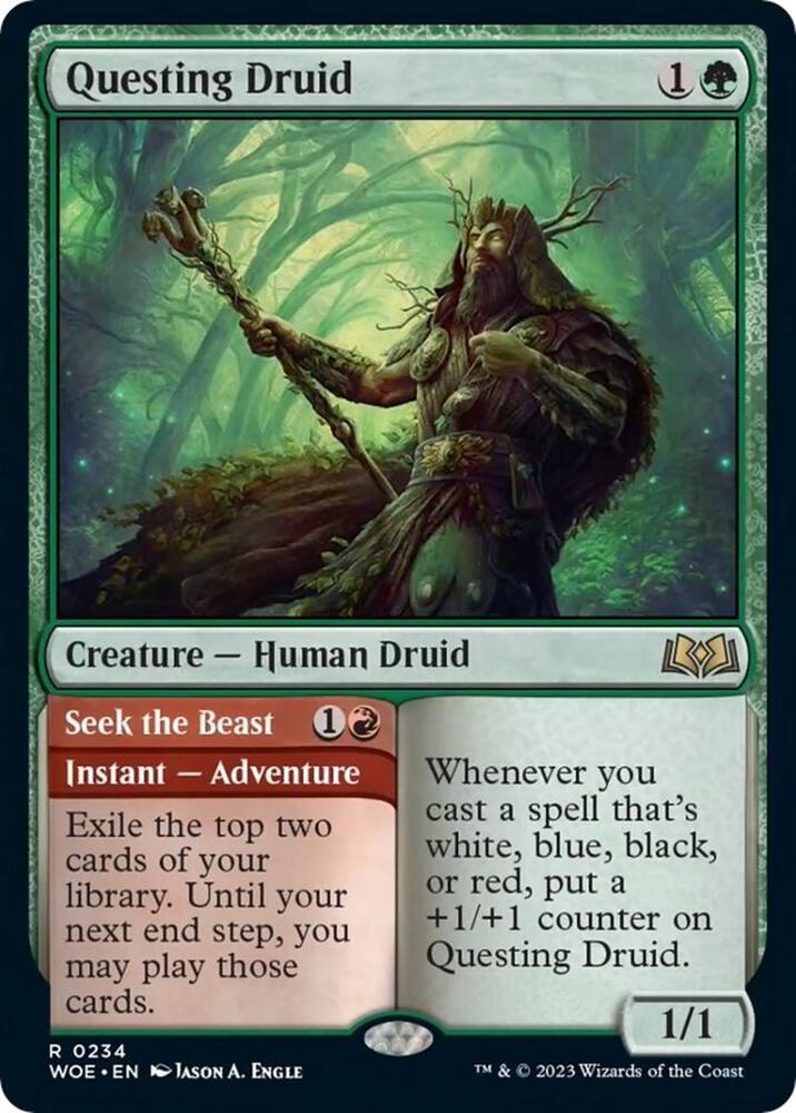 Questing Druid - Wilds of Eldraine - Magic: The Gathering - TCGplayer.com