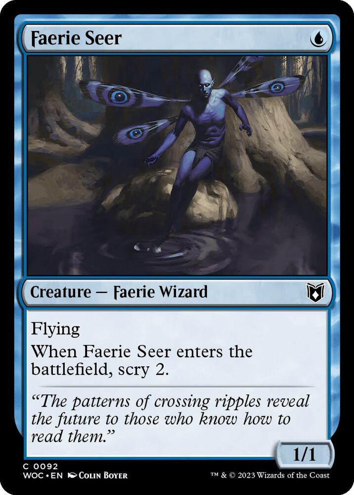 Faerie Seer - Commander: Wilds of Eldraine - Magic: The Gathering ...