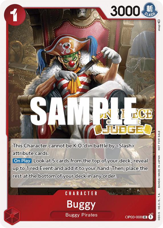 Buggy (Judge Pack Vol. 2) - One Piece Promotion Cards - One Piece Card ...