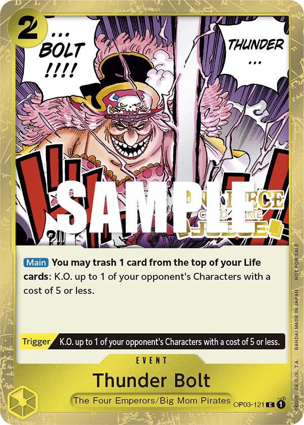 Thunder Bolt (Judge Pack Vol. 2) - One Piece Promotion Cards - One ...