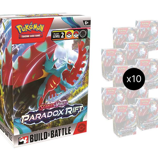 Paradox Rift Build & Battle Box Display - SV04: Paradox Rift - Pokemon ...