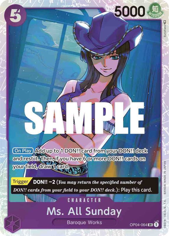 Ms. All Sunday (Alternate Art) - Kingdoms of Intrigue - One Piece Card Game