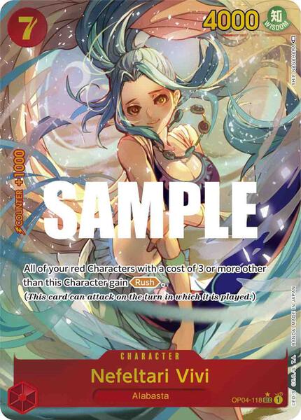 Nefeltari Vivi (118) (Alternate Art) - Kingdoms of Intrigue - One Piece ...