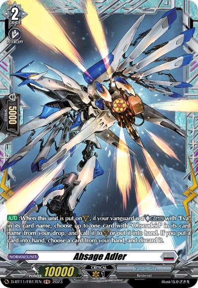 Absage Adler (FR) - D-BT11: Clash of the Heroes - Cardfight Vanguard