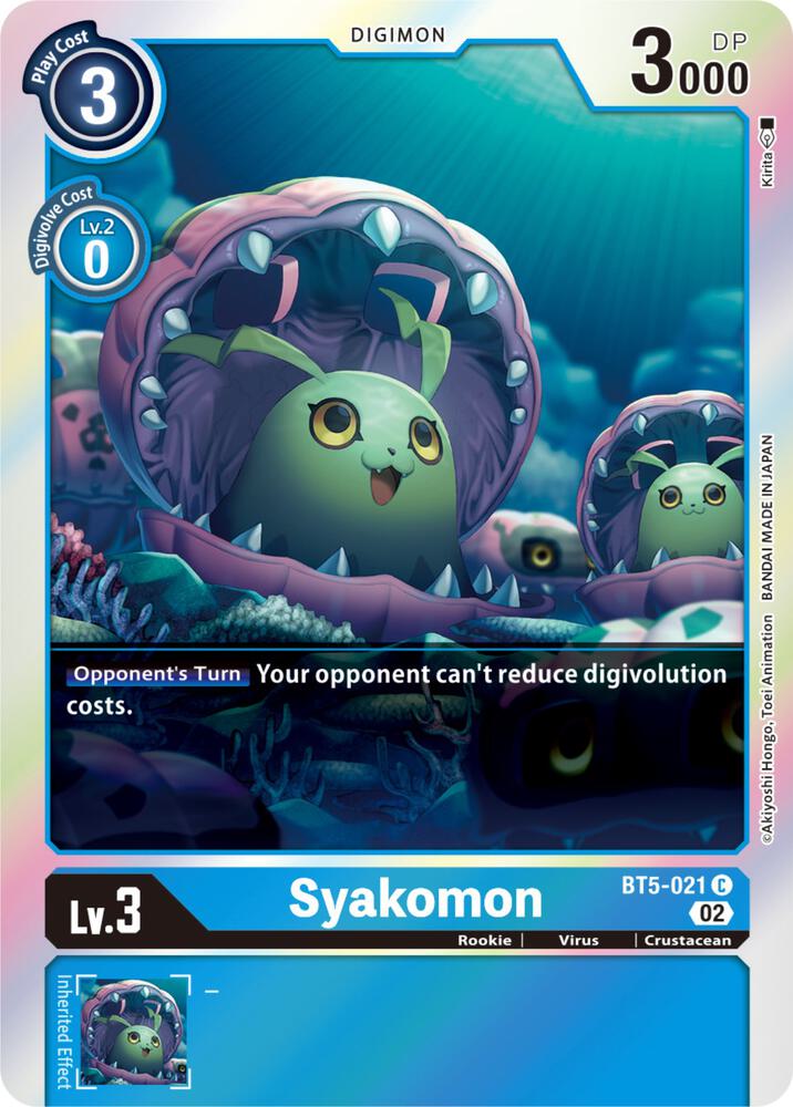 Syakomon (Resurgence Booster Reprint) - Resurgence Booster - Digimon ...