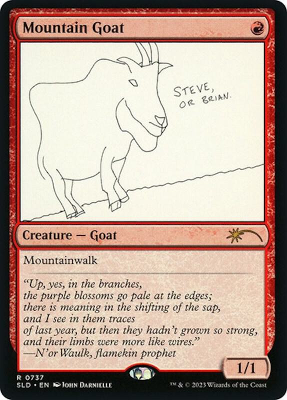 Mountain Goat - Secret Lair Drop Series - Magic: The Gathering ...