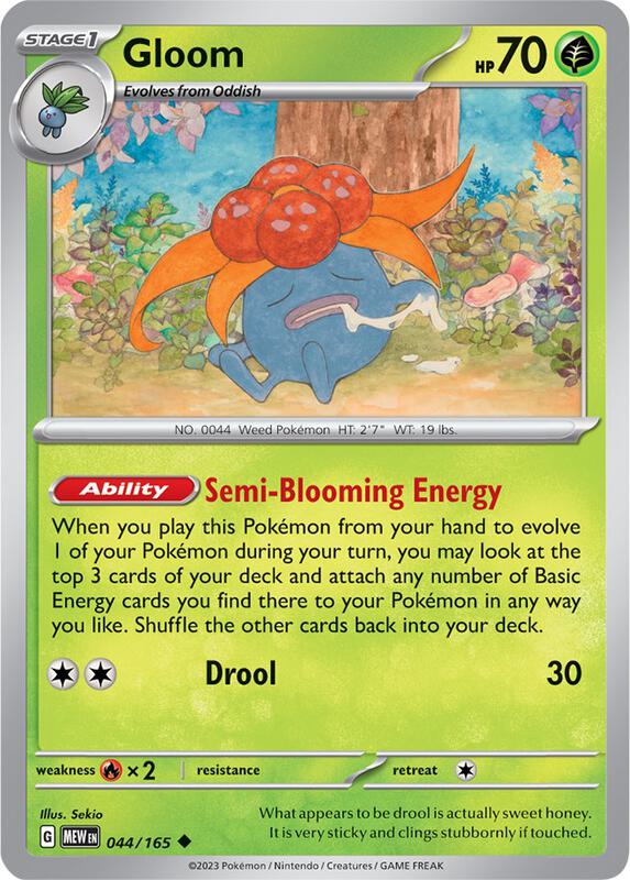 Gloom - SV: Scarlet & Violet 151 - Pokemon - TCGplayer.com