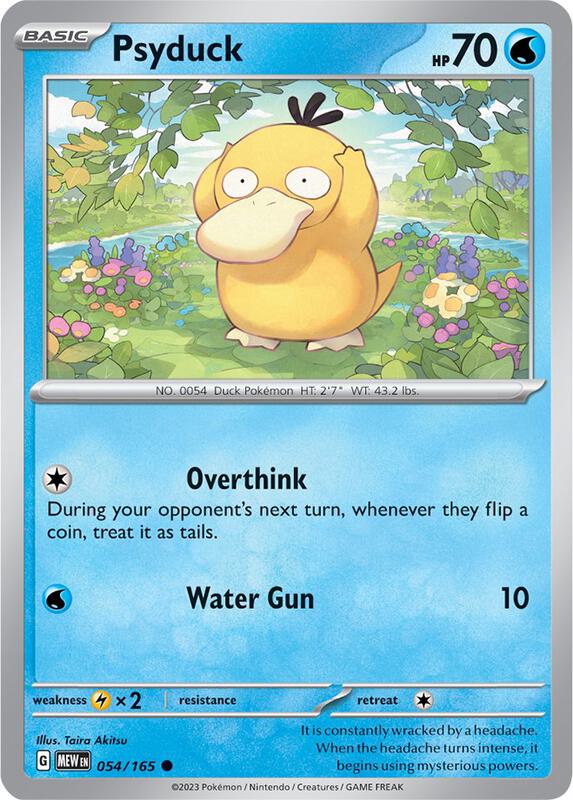 Psyduck - 054/165 - SV: Scarlet & Violet 151 - Pokemon - TCGplayer.com