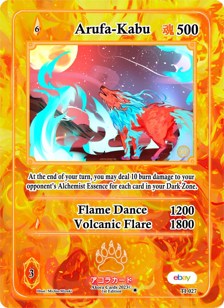 Arufa-Kabu - Trials of Ikithia [eBay 1st Edition] - Akora TCG