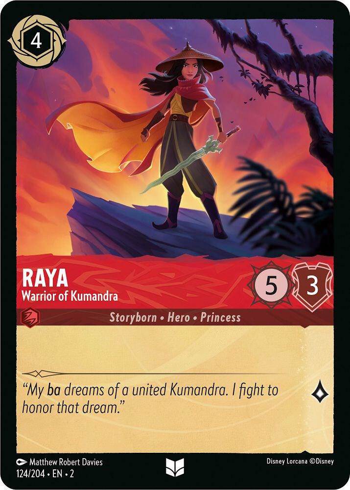 Raya - Warrior of Kumandra - Rise of the Floodborn - Disney Lorcana ...