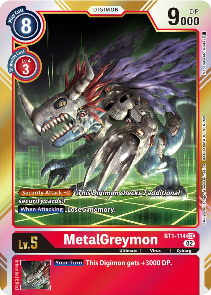 MetalGreymon (Resurgence Booster Reprint) - Resurgence Booster ...