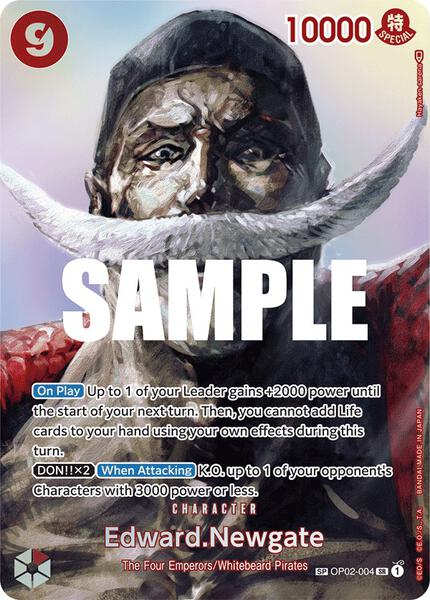 Edward.Newgate (SP) - Kingdoms of Intrigue - One Piece Card Game ...
