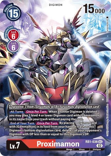 Proximamon (Textured Alternate Art) - Resurgence Booster - Digimon Card ...