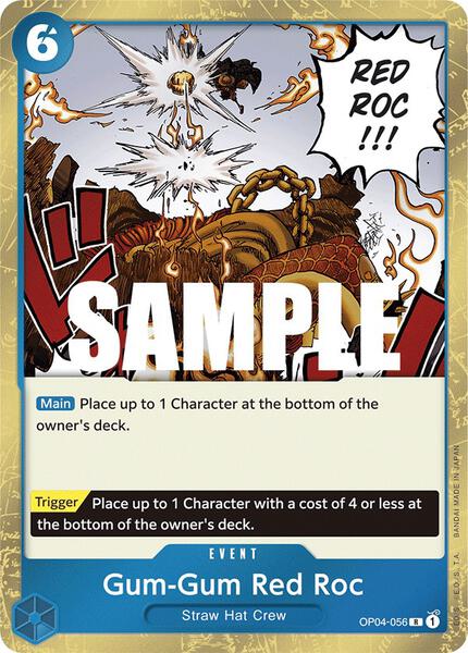 Gum-Gum Red Roc - Kingdoms of Intrigue - One Piece Card Game ...