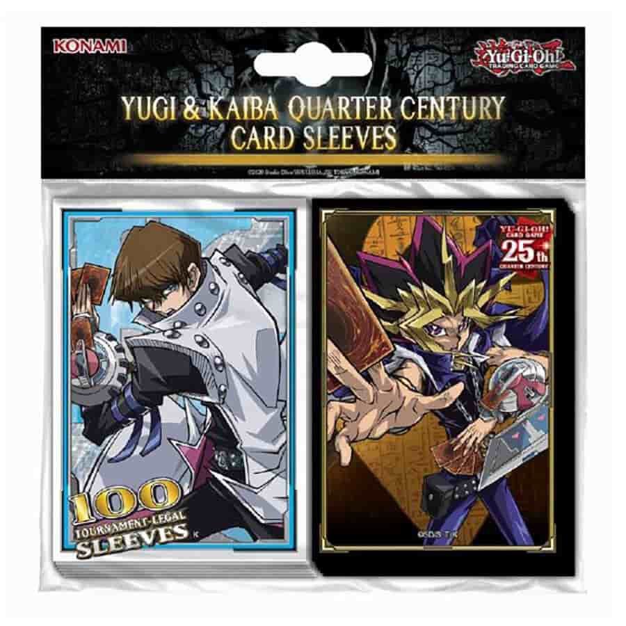 Yu-Gi-Oh! Yugi & Kaiba Quarter Century Card Sleeves (100-pack) - Konami ...