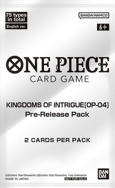 Kingdoms of Intrigue - Pre-Release Pack - Kingdoms of Intrigue Pre-Release Cards - One Piece ...