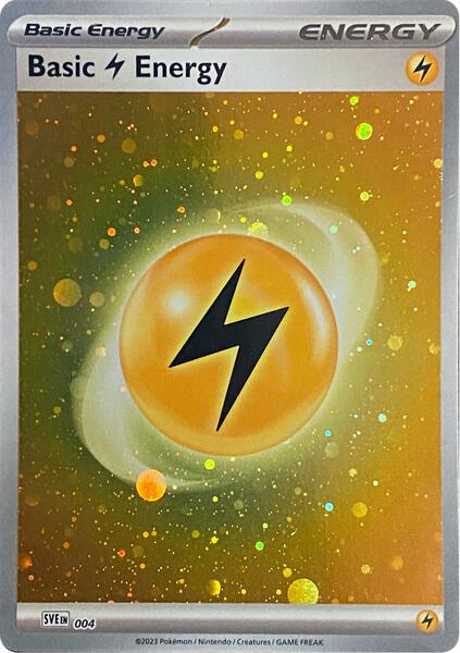 Basic Lightning Energy (Cosmos Holo) - SVE: Scarlet & Violet Energies ...
