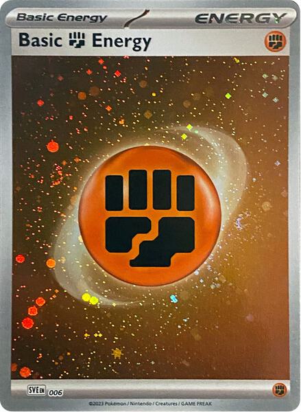 Basic Fighting Energy (Cosmos Holo) - SVE: Scarlet & Violet Energies ...