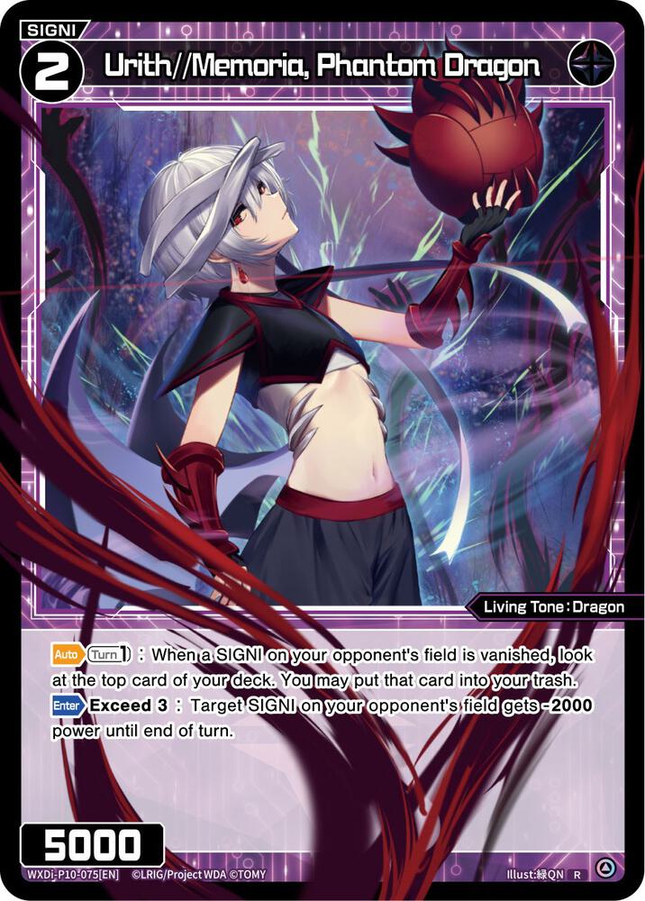 Urith//Memoria, Phantom Dragon - Prismatic Diva - WIXOSS - TCGplayer.com
