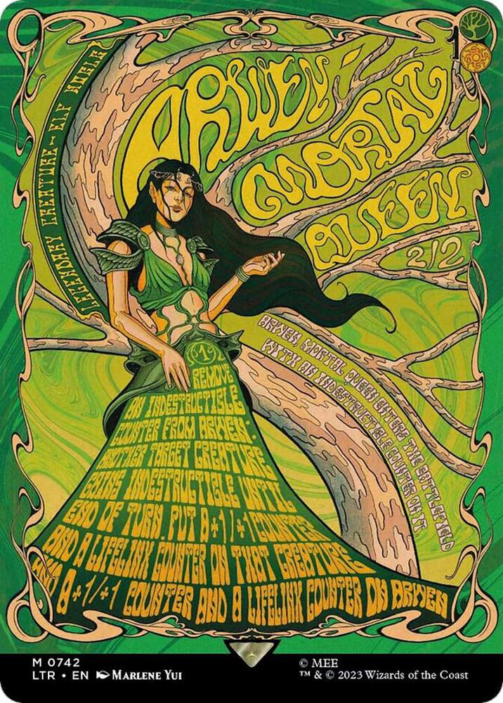 Arwen, Mortal Queen (Borderless Poster) - Universes Beyond: The Lord of ...