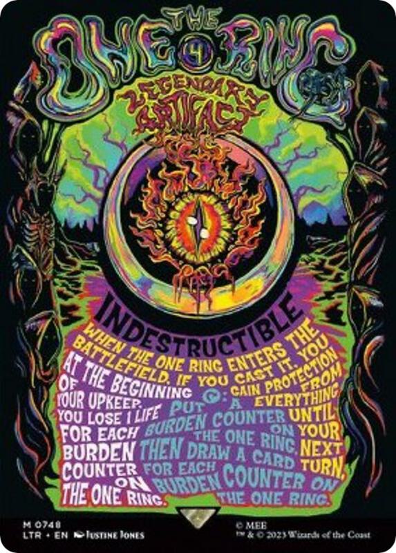 The One Ring (Borderless Poster) - Universes Beyond: The Lord of the ...