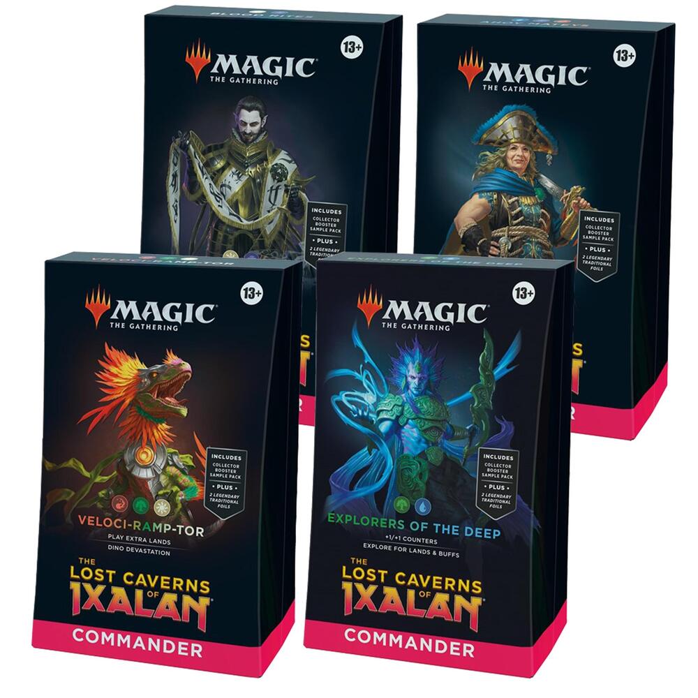 The Lost Caverns of Ixalan Commander Deck Case - Commander: The Lost ...