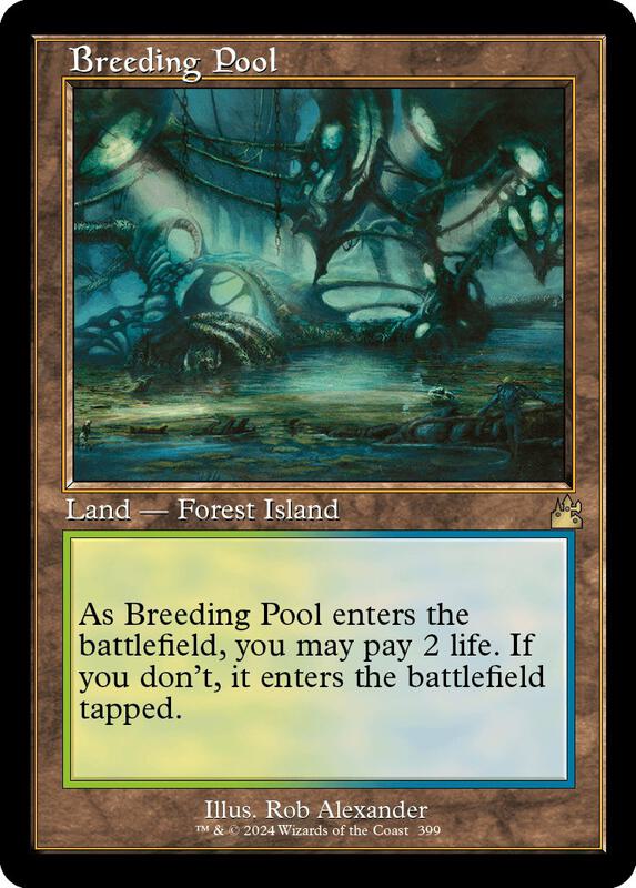 Breeding Pool (Retro Frame) - Ravnica Remastered - Magic: The Gathering ...