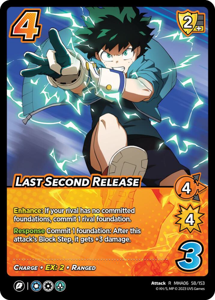 Last Second Release - UniVersus: My Hero Academia: Jet Burn - UniVersus ...