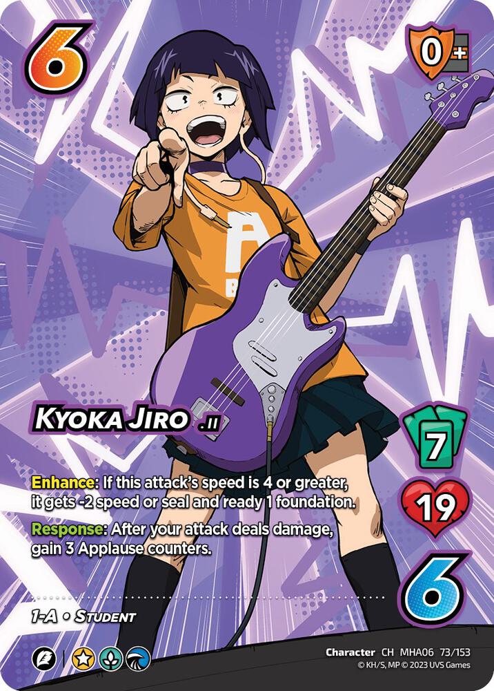 Kyoka Jiro - 73/153 - UniVersus: My Hero Academia: Jet Burn - UniVersus - TCGplayer.com