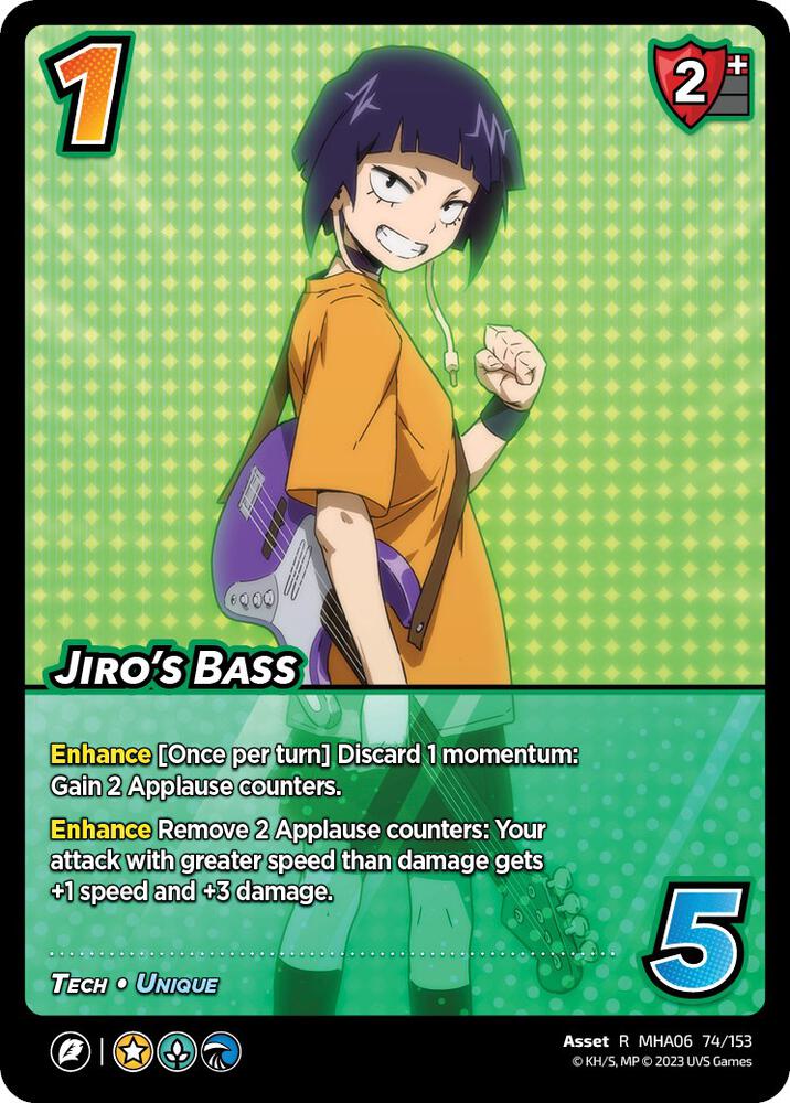 Jiro's Bass - UniVersus: My Hero Academia: Jet Burn - UniVersus ...