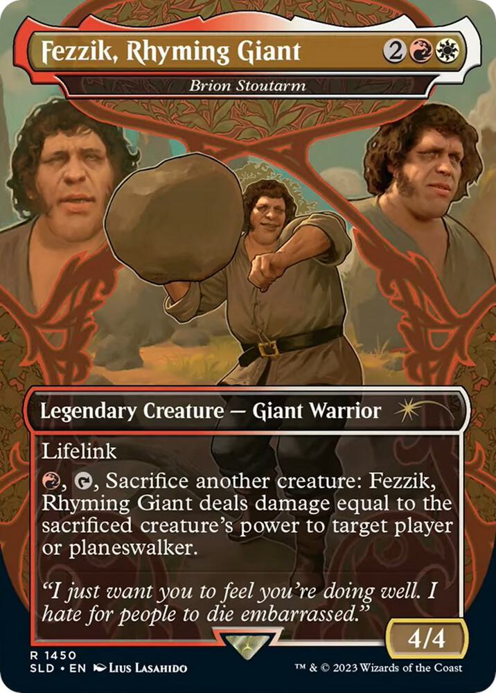 Fezzik, Rhyming Giant - Brion Stoutarm - Secret Lair Drop Series ...