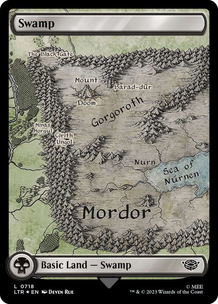 Swamp (0718) (Surge Foil) - Universes Beyond: The Lord of the Rings ...