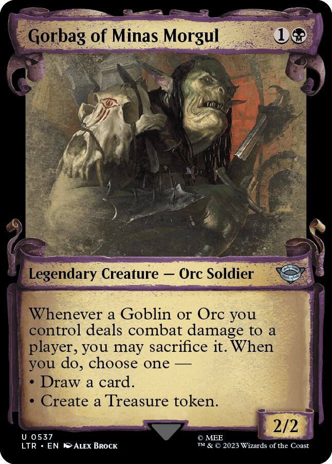 Gorbag of Minas Morgul (Showcase Scrolls) - Universes Beyond: The Lord ...