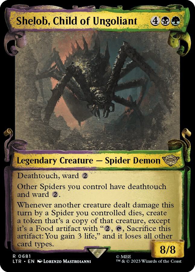 Shelob, Child of Ungoliant (Showcase Scrolls) - Universes Beyond: The Lord of the Rings: Tales ...