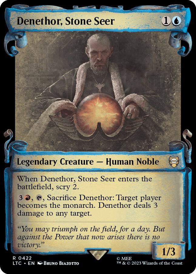 Denethor, Stone Seer (Showcase Scrolls) - Commander: The Lord of the ...