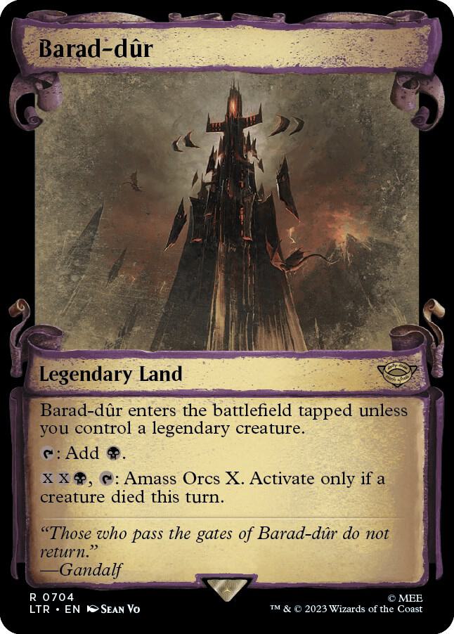Barad-dur (Showcase Scrolls) - Universes Beyond: The Lord of the Rings ...